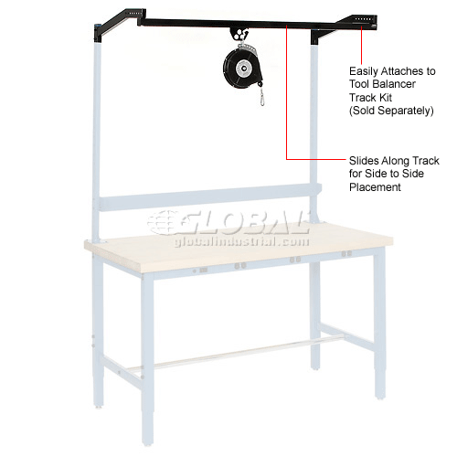 Gleason Reel Constant Pull Tool Balancer, 8-3/4"W x 3-1/3"D, 10 Lb ...