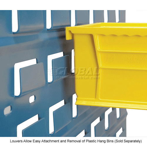 Global Industrial™ Panel Kit for 48"W Bench - 36"W Louver Panel, Rails ...