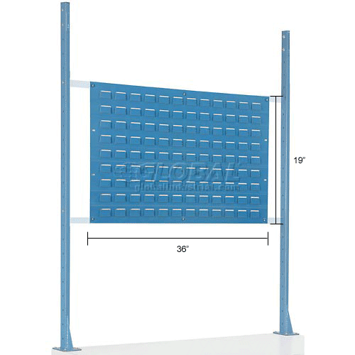 Global Industrial™ Panel Kit for 48"W Bench - 36"W Louver Panel, Rails ...