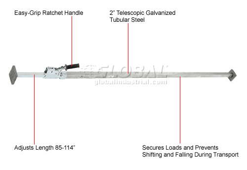 Ancra® 49205-26 Extra Heavy Duty Galvanized Steel Cargo Control Load ...