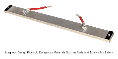 Heavy Duty Magnet Kit for 60" SweepEx® Pro or Mega Broom Forklift Broom ...