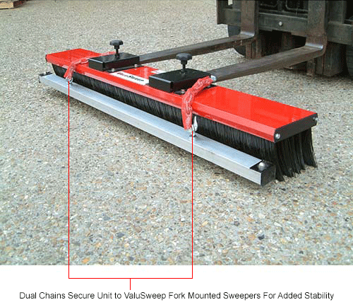 SweepEx® VMB-048-1 ValuSweep Magnetic Bar Sweeper Broom Attachment 48"W