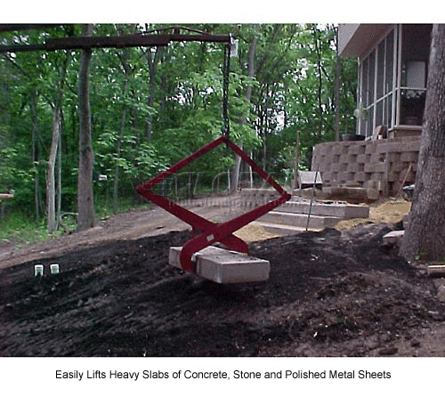 Caldwell Slab Tong 71-5 1500 Lb. Capacity 18" - 22" Load Width