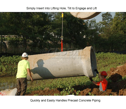 Caldwell Pipe Pick CPP-3 6000 Lb. Capacity 14" Minimum Pipe I.D.