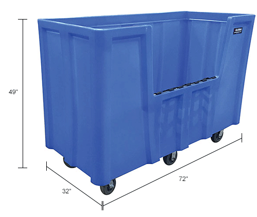 Dandux Big Blue 64 Bushel Bulk Handling Truck 518182 1680 Lb. Capacity