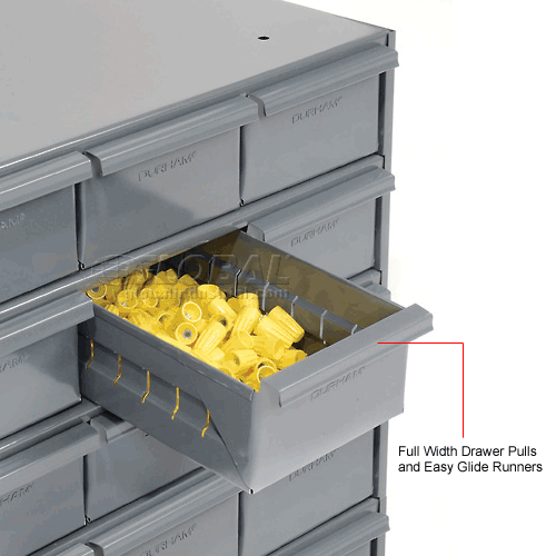 Durham Steel Storage Parts Drawer Cabinet 006-95 - 18 Drawers | 252010 ...