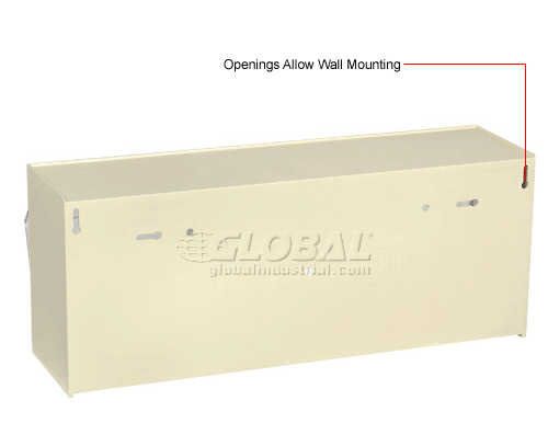 Quantum Tip Out Storage Bin QTB303 - 3 Compartments Ivory