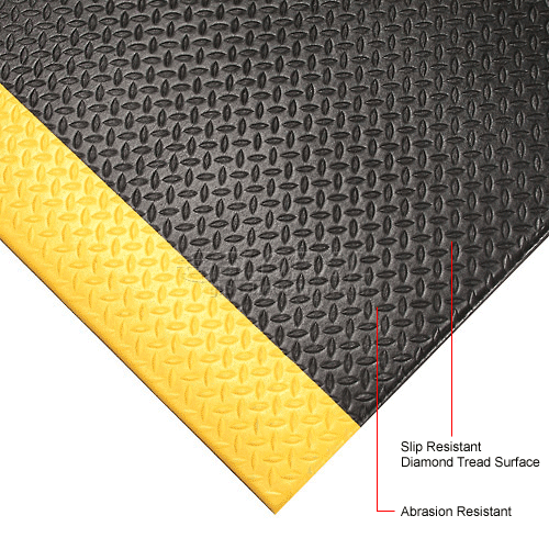 Apache Mills Diamond Deluxe Soft Foot™ Mat 1/2" Thick 3' x Up to 60 ...