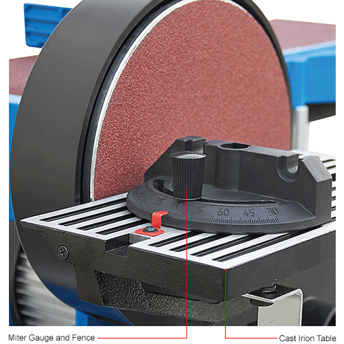 Global Industrial™ Floor Standing Combination Belt & Disc Sander