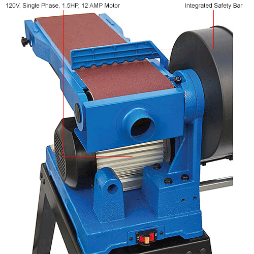 Global Industrial™ Floor Standing Combination Belt & Disc Sander