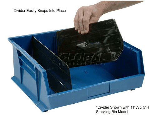 Divider DUS270 for 18"D x 11"H Stacking Bin Price for Pack of 6