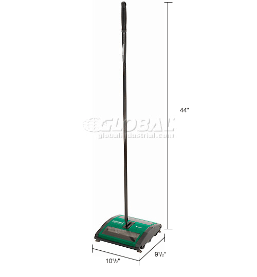 Bissell BigGreen BG21 Commercial Manual Sweeper, 7-1/2" Cleaning Width