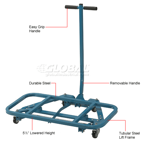 Hand Trucks & Dollies | Dollies-Desk & Furniture | Easy Lift Desk Mover ...