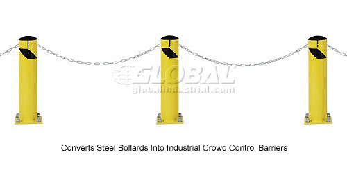 Global Industrial™ 10' Steel Bollard Security Chain | 269500 ...