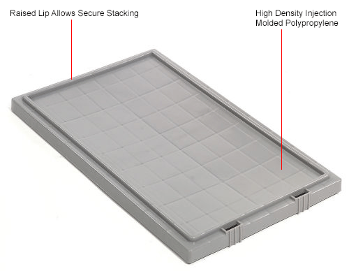 Global Industrial™ Lid LID201 for Stack and Nest Storage Container ...