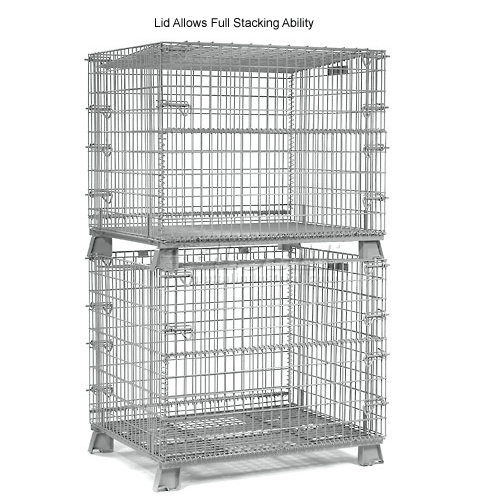 Global Industrial™ Hinged Lid for 40 X 48 Folding Wire Containers