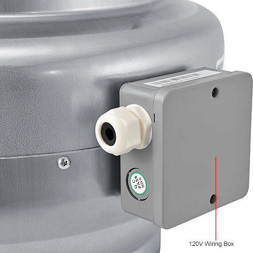 Global Industrial™ 12" Galvanized Steel Inline Duct Fan W/ Energy Star ...