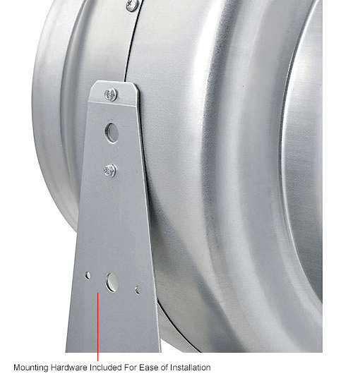 Global Industrial™ 12" Galvanized Steel Inline Duct Fan W/ Energy Star ...