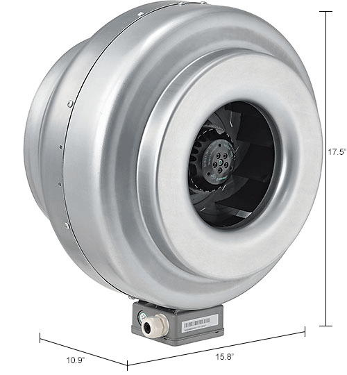 Global Industrial™ 12" Inline Duct Fan - Galvanized Steel - Energy Star ...