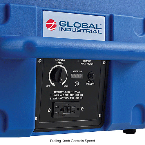 Global Industrial™ Commercial Air Scrubber & Negative Air Machine w ...