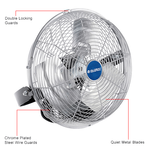 Global Industrial™ 24" Industrial Workstation Fan, 8,000 CFM, 1/3 HP