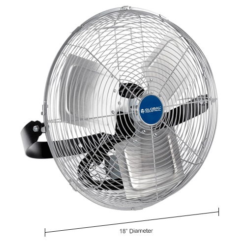 Global Industrial™ 18" Industrial Workstation Fan, 4,600 CFM, 1/3 HP