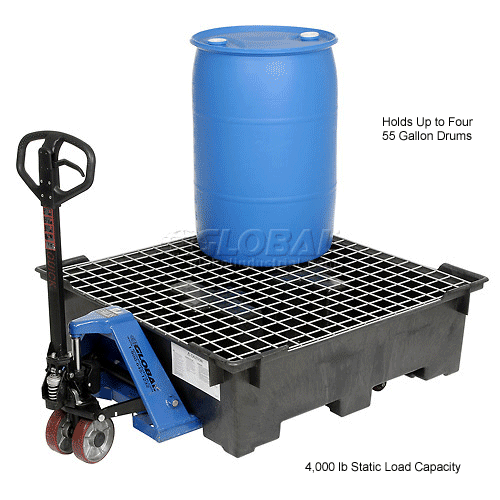 Global Industrial™ Spill Containment Sump with Wire Deck
