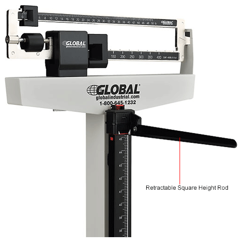 Global Industrial™ Physician Beam Scale with Height Rod | 318504 ...