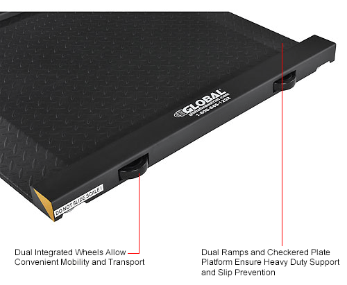 Global Industrial™ Drum Scale With LCD Indicator, 1,000 lb x 0.5 lb
