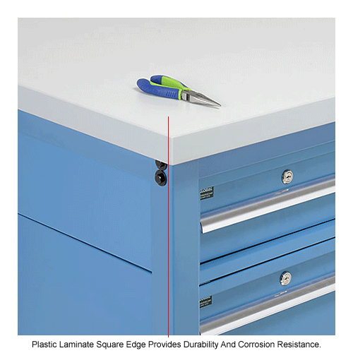 Global Industrial™ 48 x 30 Production Workbench - Laminate Square Edge ...