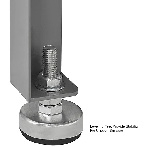 Global Industrial™ Flat Surfaced Shop Desk w/ Pigeonhole Riser, 34-1/2 ...