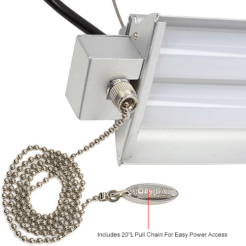 Global Industrial™ Aluminum LED Light Kit For Workbenches, 60"W