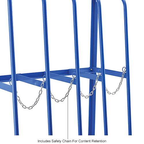 Global Industrial™ Vertical Bar Storage Rack, 4 Bays, 48"W x 24"D x 60 ...