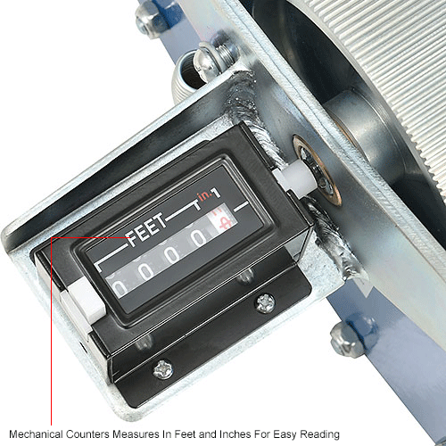 Global Industrial™ Heavy Duty Wire Meter Counter, 1/16" - 1" Capacity