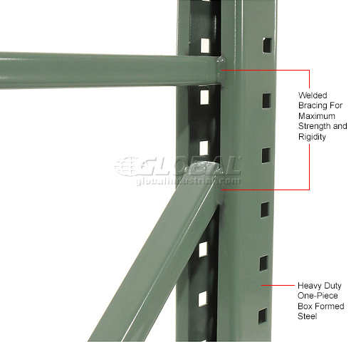 Global Industrial™ Pallet Rack Upright Frame 42"D x 192"H