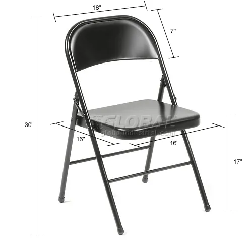 Foldable steel chair store