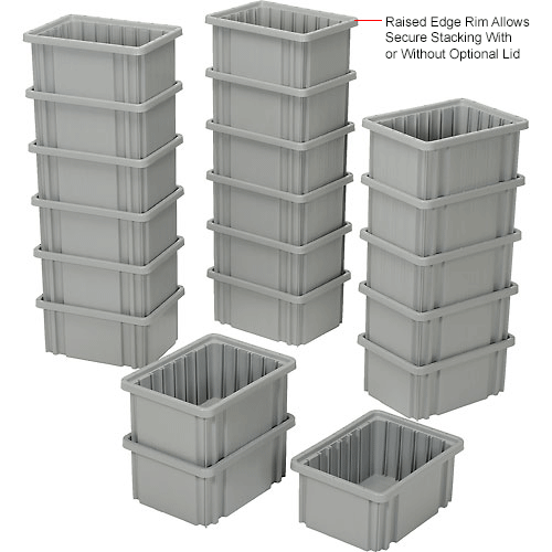 Global Industrial™ Plastic Dividable Grid Container - DG91050,10-7/8"L ...