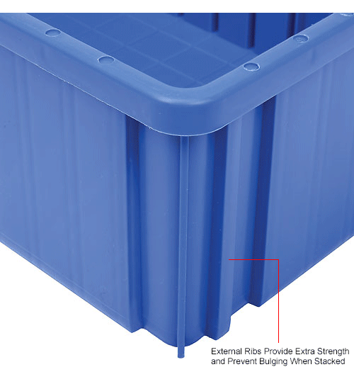 Global Industrial™ Plastic Dividable Grid Container - DG92060,16-1/2"L ...
