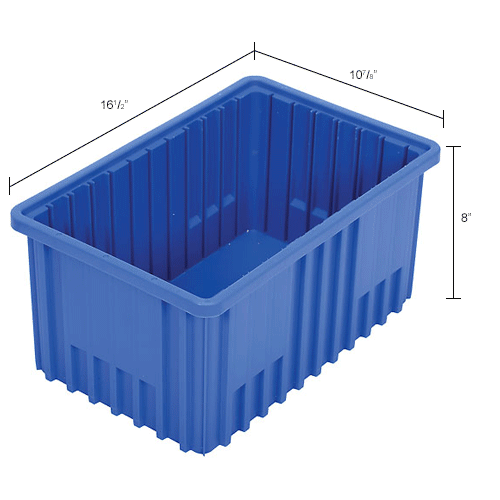 Global Industrial™ Plastic Dividable Grid Container - DG92080,16-1/2"L ...