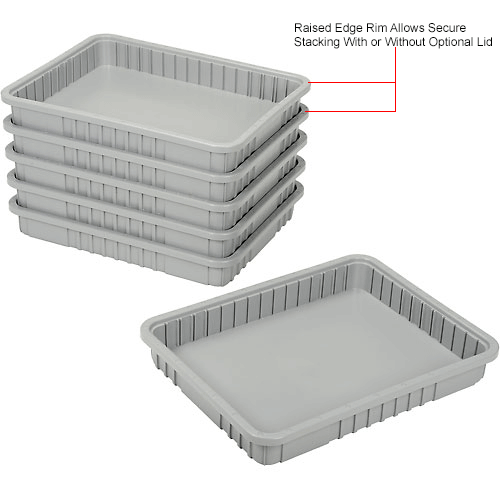 Global Industrial™ Plastic Dividable Grid Container - DG93030, 22-1/2"L ...