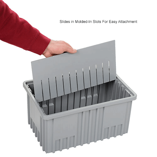 Global Industrial™ Length Divider DL92080 for Plastic Dividable Grid ...