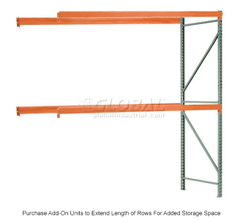 Interlake Mecalux Pallet Rack Teardrop Starter, 96"W x 48"D x 144"H