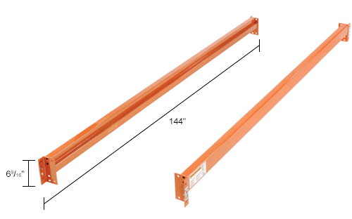 Interlake Mecalux Pallet Rack (Unslotted) Beam 144"L - 6370 Lbs Cap