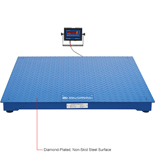 Global Industrial™ NTEP Pallet Scale With LED Indicator, 4'x4', 5,000 ...