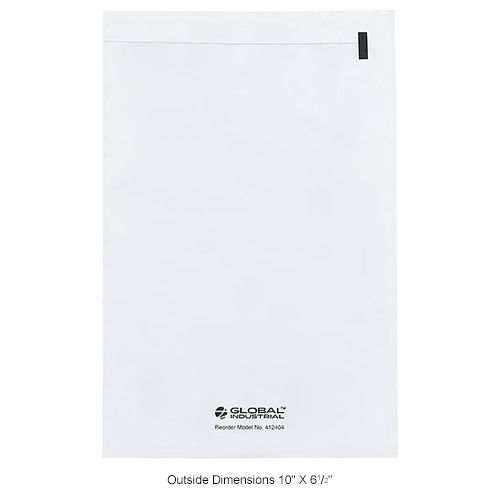 Global Industrial™ Document Shipping Envelopes, 6-1/2"L x 10"W, Clear ...