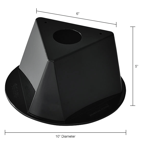Global Industrial™ Inventory Control Cone, Black
