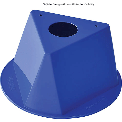 Global Industrial™ Inventory Control Cone, Blue