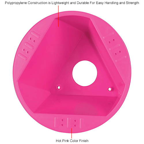 Global Industrial™ Inventory Control Cone, Hot Pink
