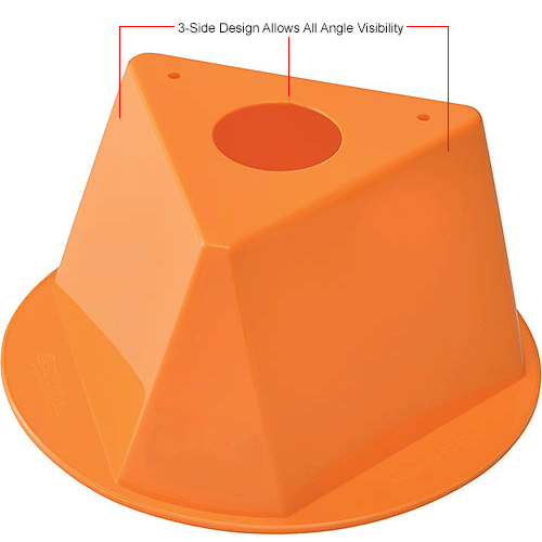 Global Industrial™ Inventory Control Cone, Orange | 412427 ...