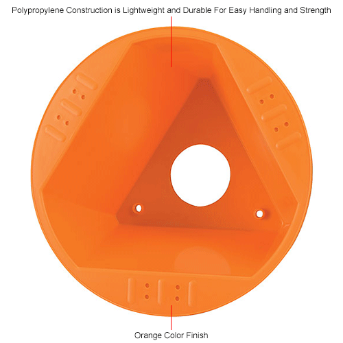 Global Industrial™ Inventory Control Cone, Orange | 412427 ...